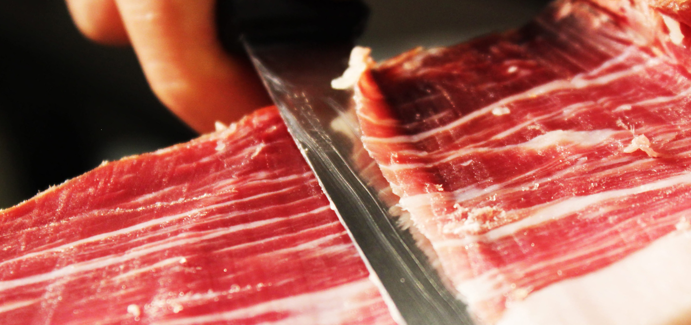 la importancia del corte en el jamón ibérico - Nacho Laguarda